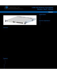 ds-CDM780 | Comtech EF DataComtech EF Data