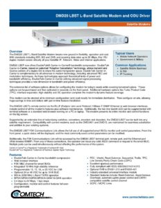 ds-DMD20_LBST | Comtech EF DataComtech EF Data
