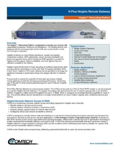 ds-H-Plus | Comtech EF DataComtech EF Data